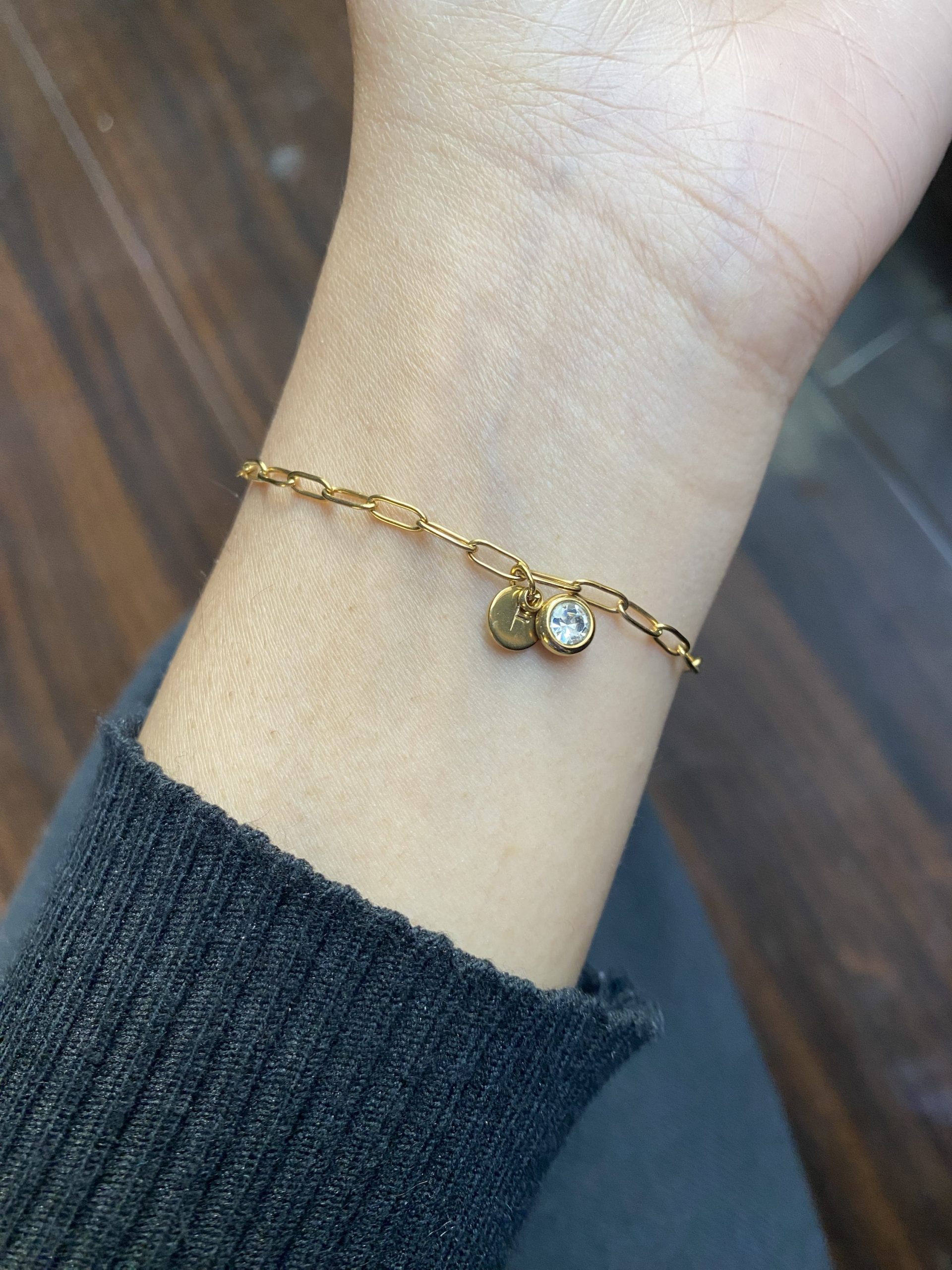 Interlock intial bracelet – BlingJewellery